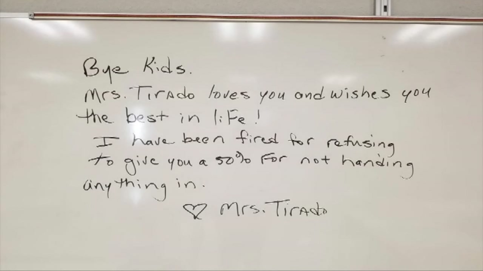 Florida teacher fired over 'no zeros' grading policy - ABC30 Fresno