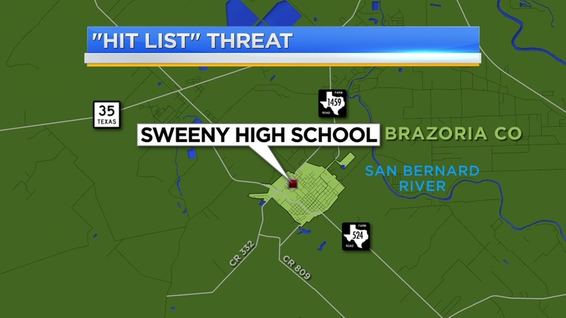 Student with 'hit list' reported at Sweeny High School - ABC13 Houston