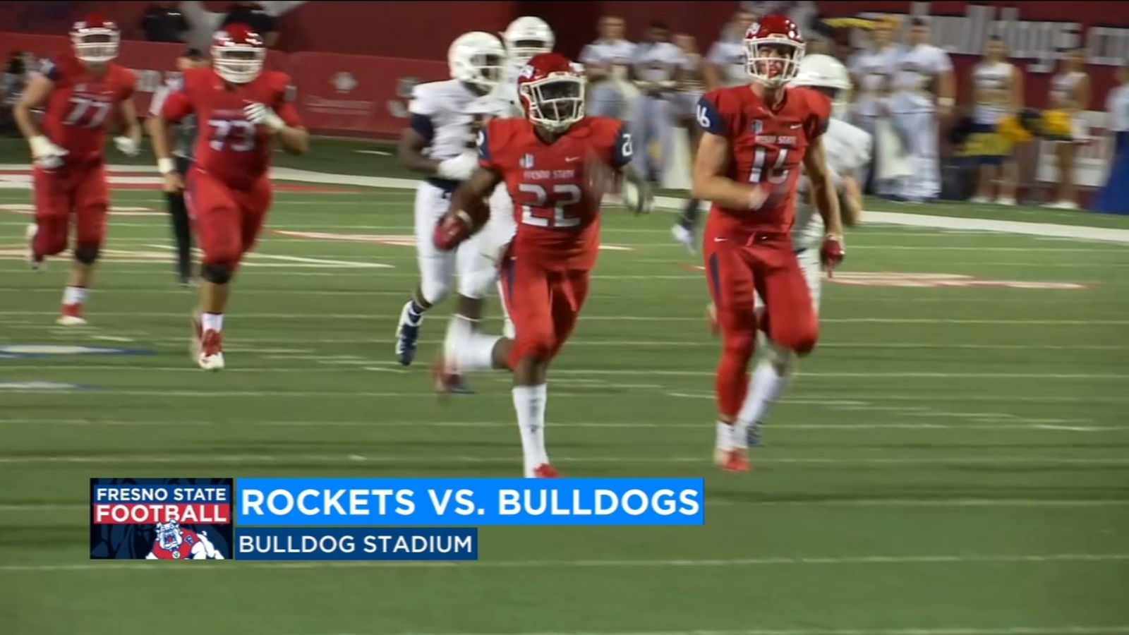 Bulldogs rout Rockets 49-27 in final non-conference game - ABC30 Fresno