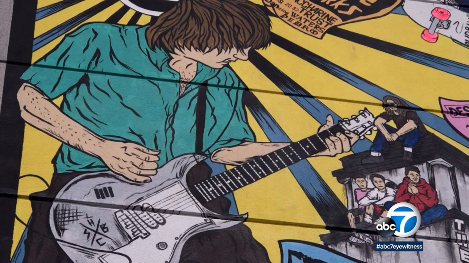 Mural No. 8 in Hermosa Beach celebrates punk rock, skateboarding scene ...