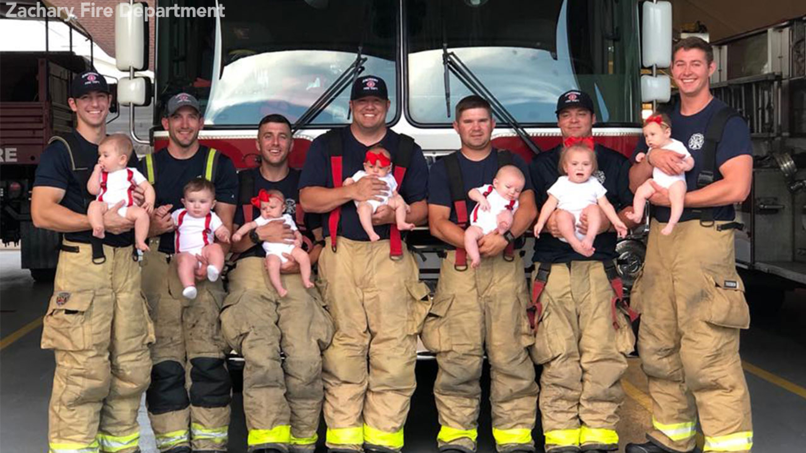 Fire department celebrates baby boom with adorable photos - 6abc ...