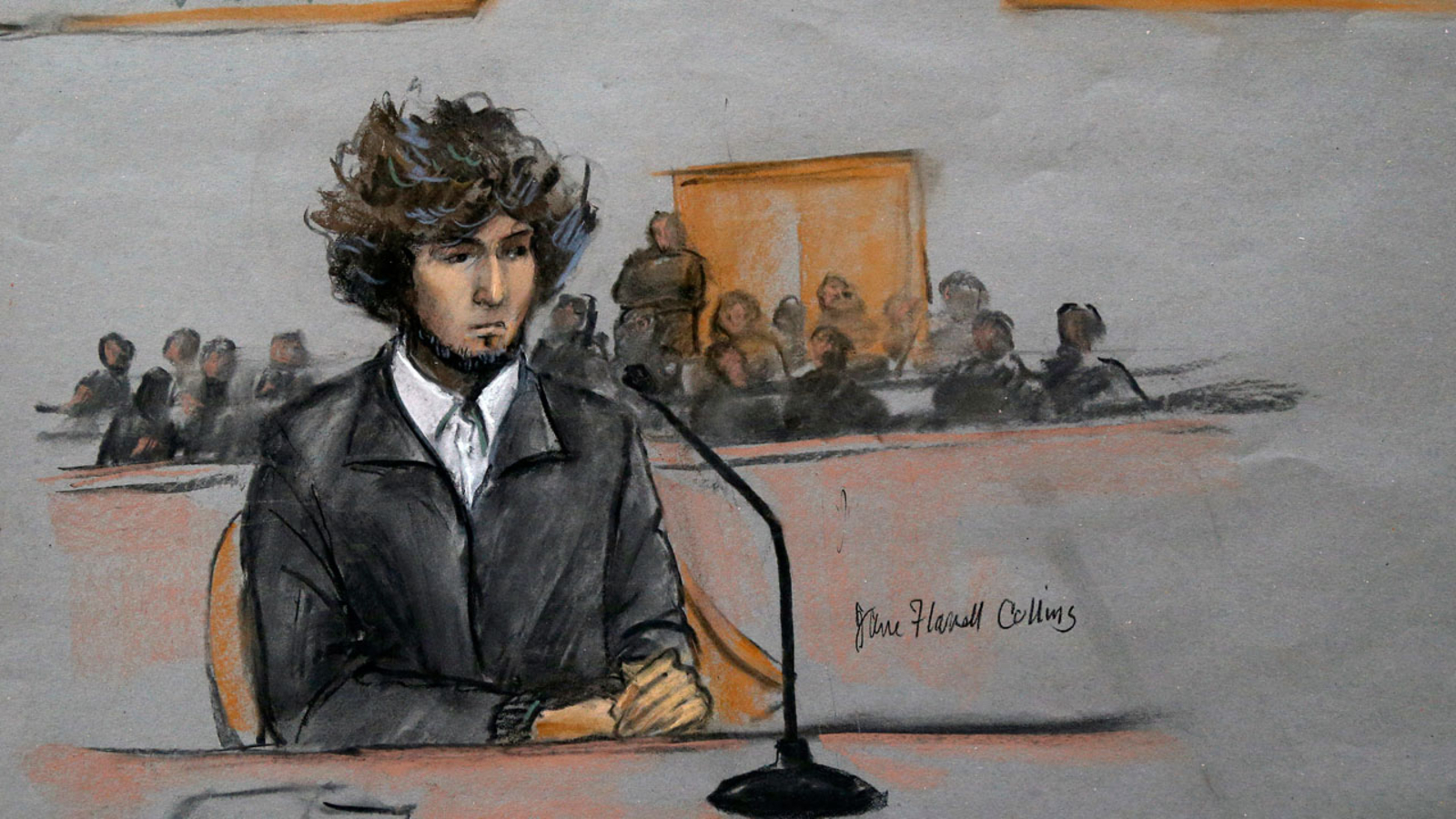 Dzhokhar Tsarnaev Boat Red Dot