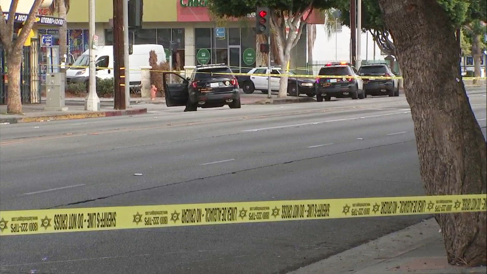 Man with knife shot in Compton deputy-involved shooting - ABC7 Los Angeles
