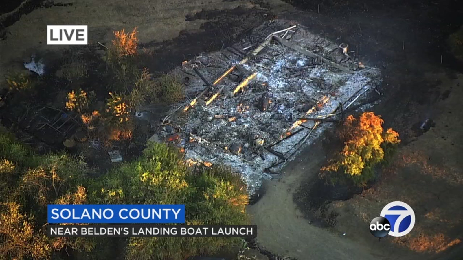 Branscombe Fire in Solano County burns 2 more structures - ABC7 San ...
