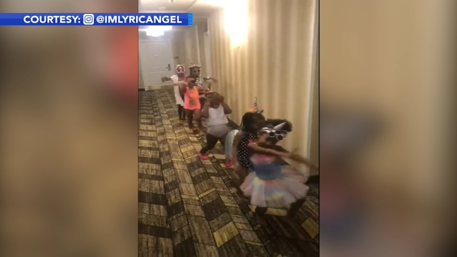 Video of little girls' swim party strut goes viral - ABC7 New York