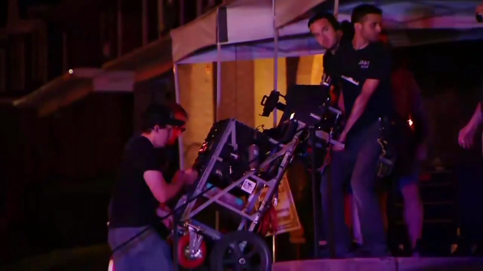 Sound man critically injured in 2-story fall on movie set where 'Mister ...