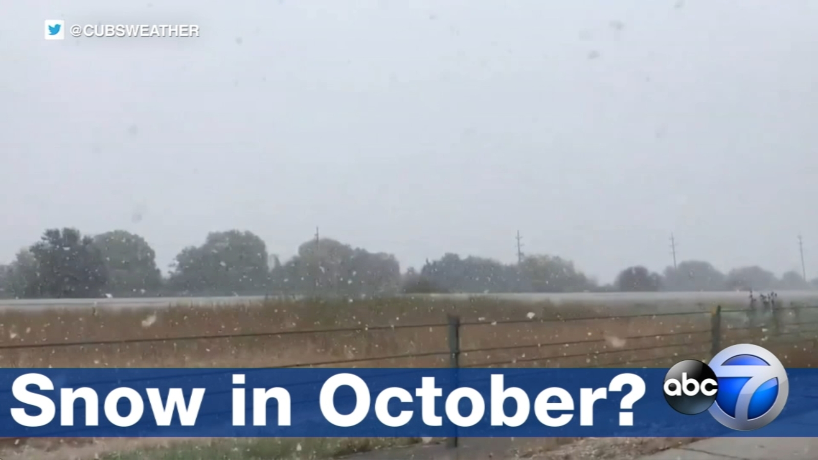 October snowfall in Chicagoland - ABC7 Chicago