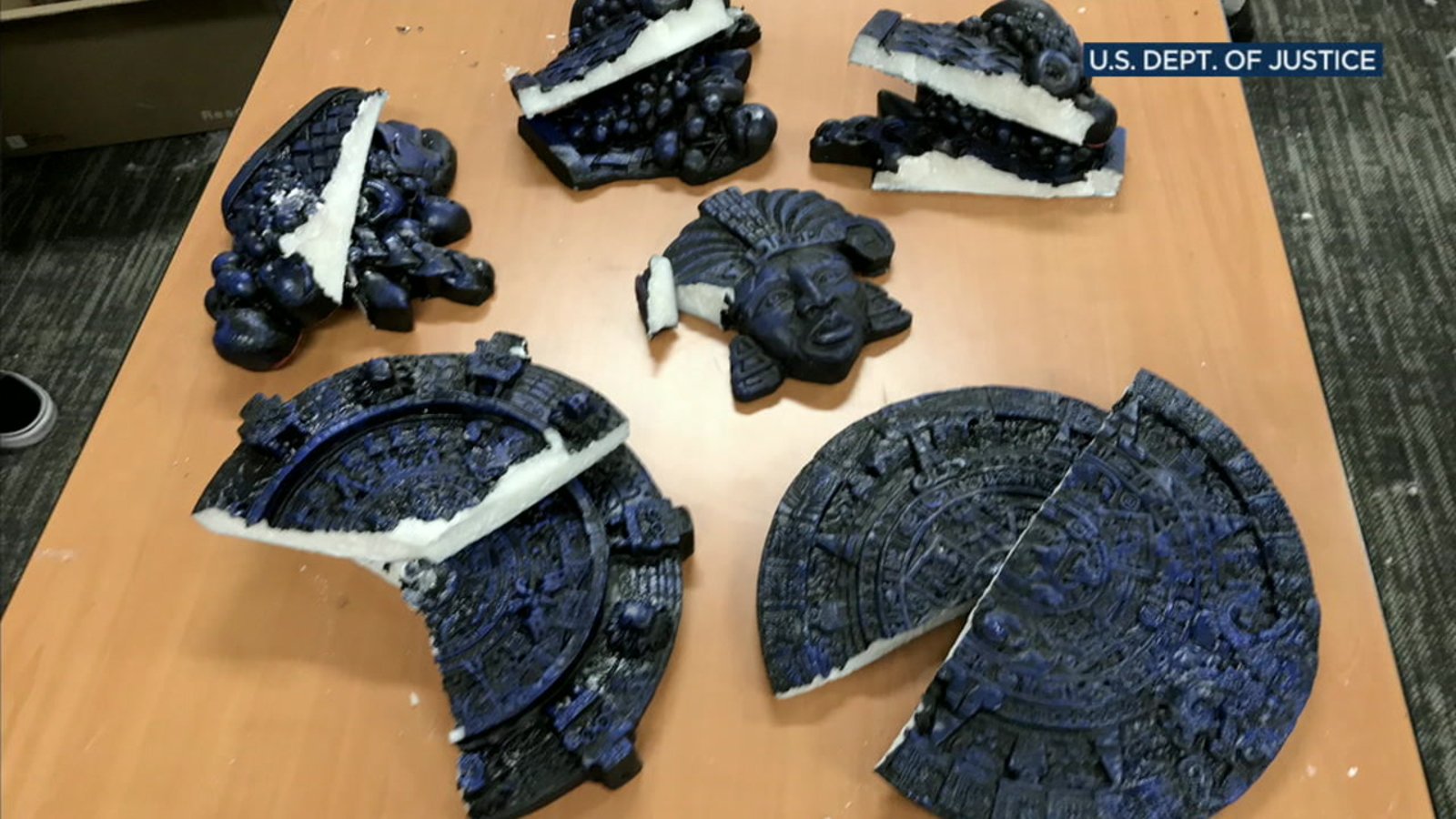 25 pounds of meth disguised as Aztec calendars found in Orange County ...