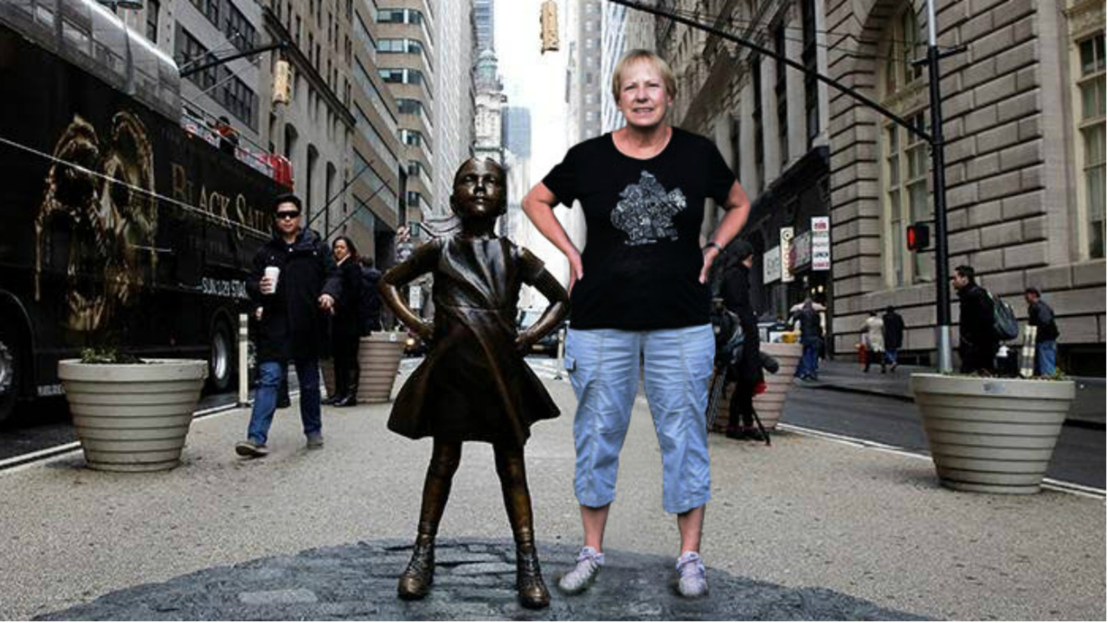 Fearless Girl statue symbolizes strength for women with cancer | Breast ...
