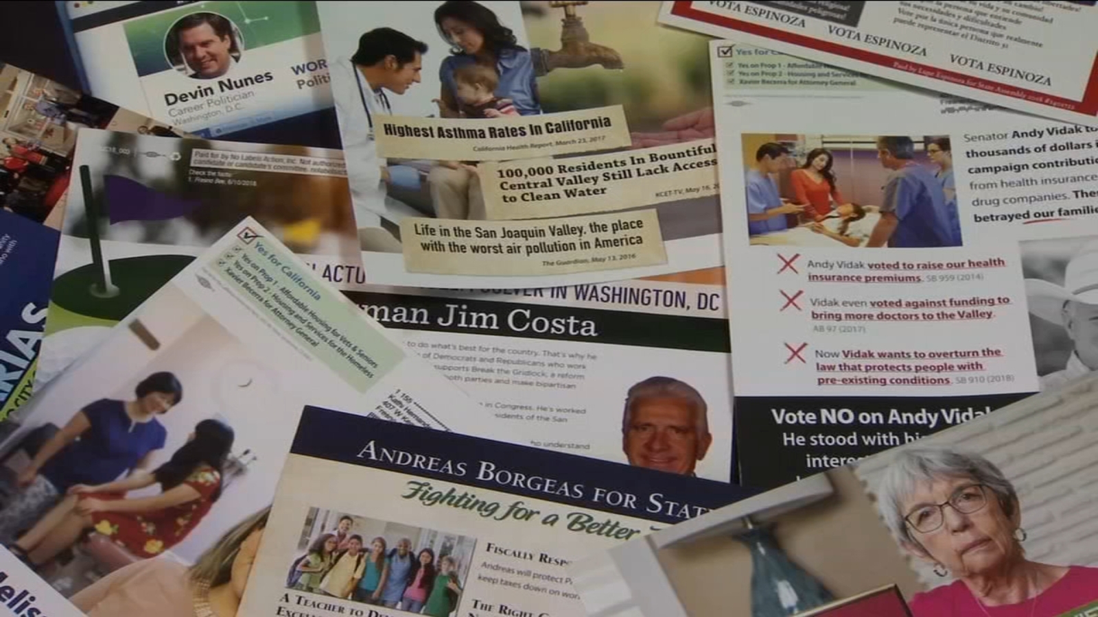 Campaign flyers flooding mailboxes as election looms - ABC30 Fresno