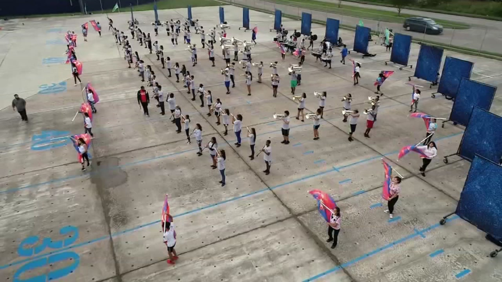 C.E. King's marching band moves forward after Hurricane Harvey flooded ...