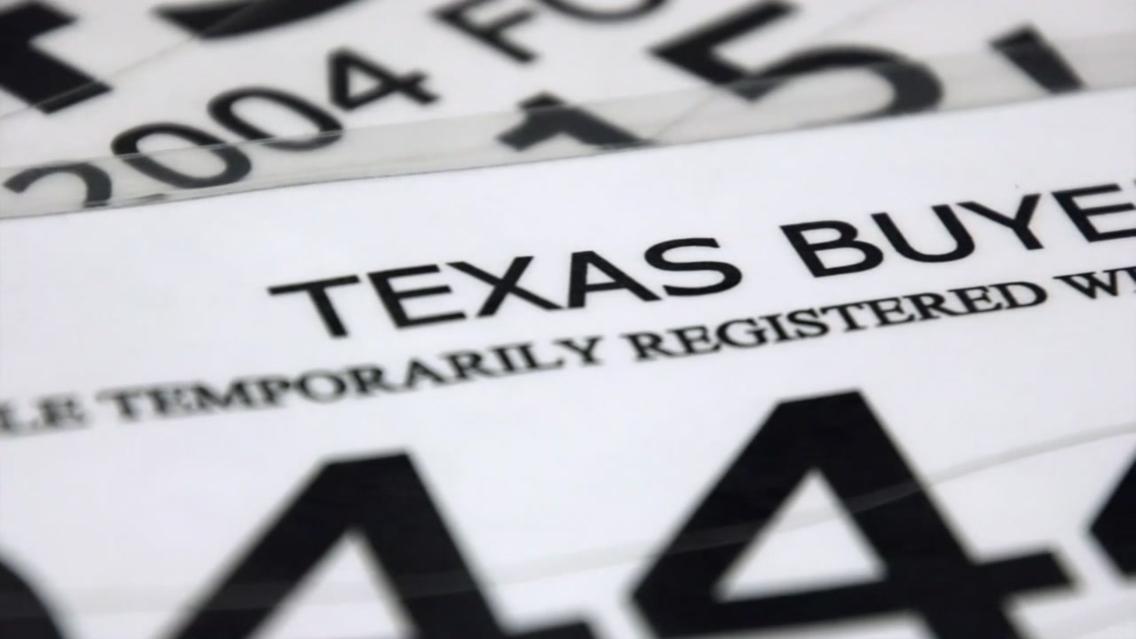 Constable launches investigation into fake paper license plates - ABC13 ...
