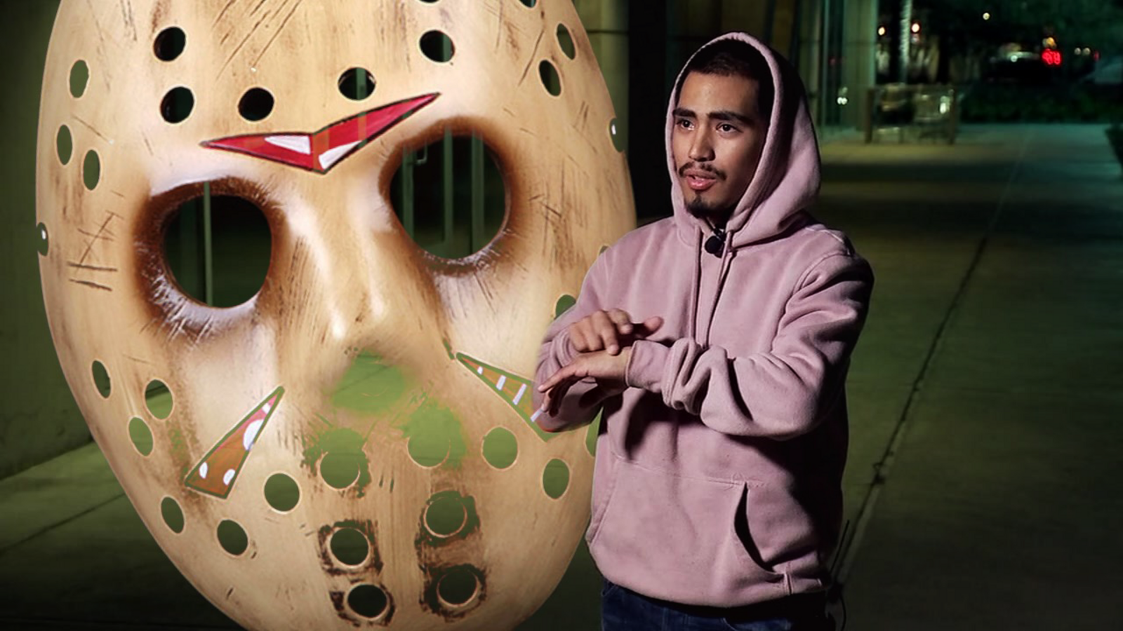 Suspect in 'Jason' mask beats Houston man with bat: Police - ABC13 Houston