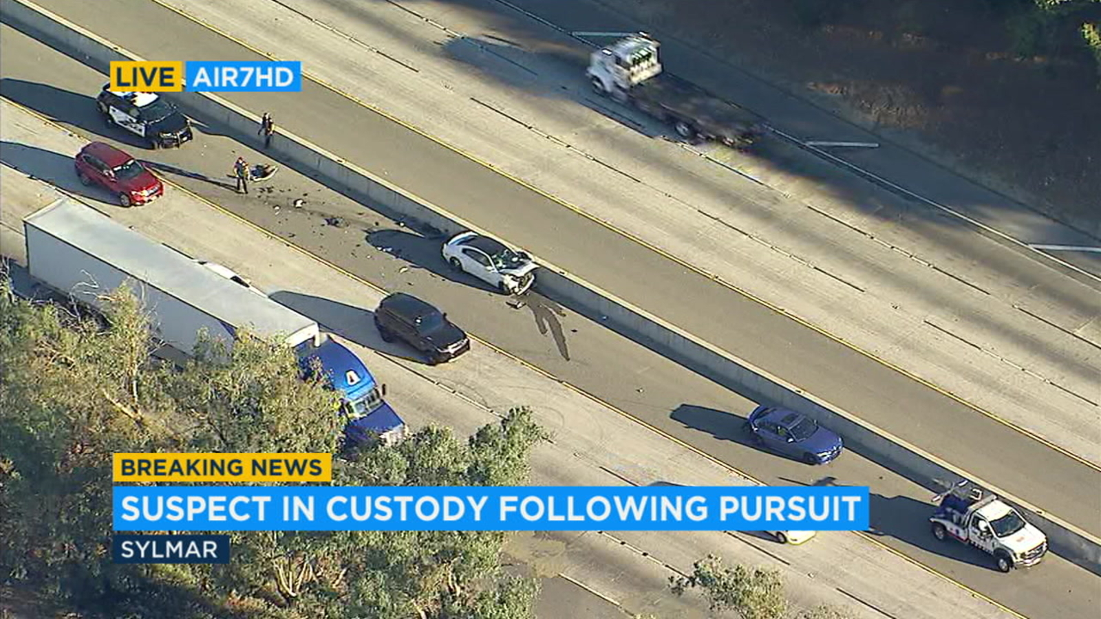 Crashed Car In Sylmar Linked To Norcal Homicide Investigation 1