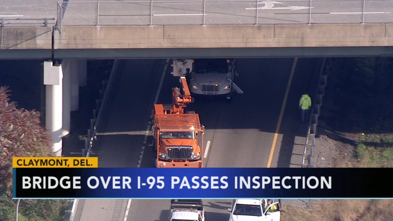 I-95 overpass in Claymont, Del. passes inspection - 6abc Philadelphia