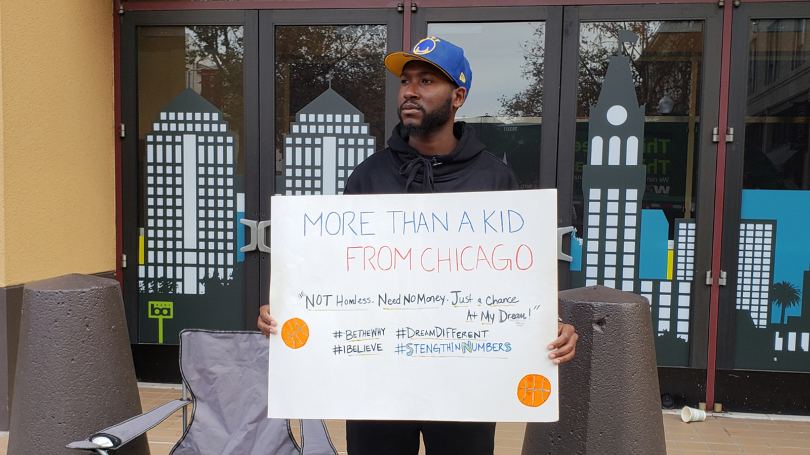 Dubs fan goes all out in a bid to get a tryout with the Warriors - ABC7 ...