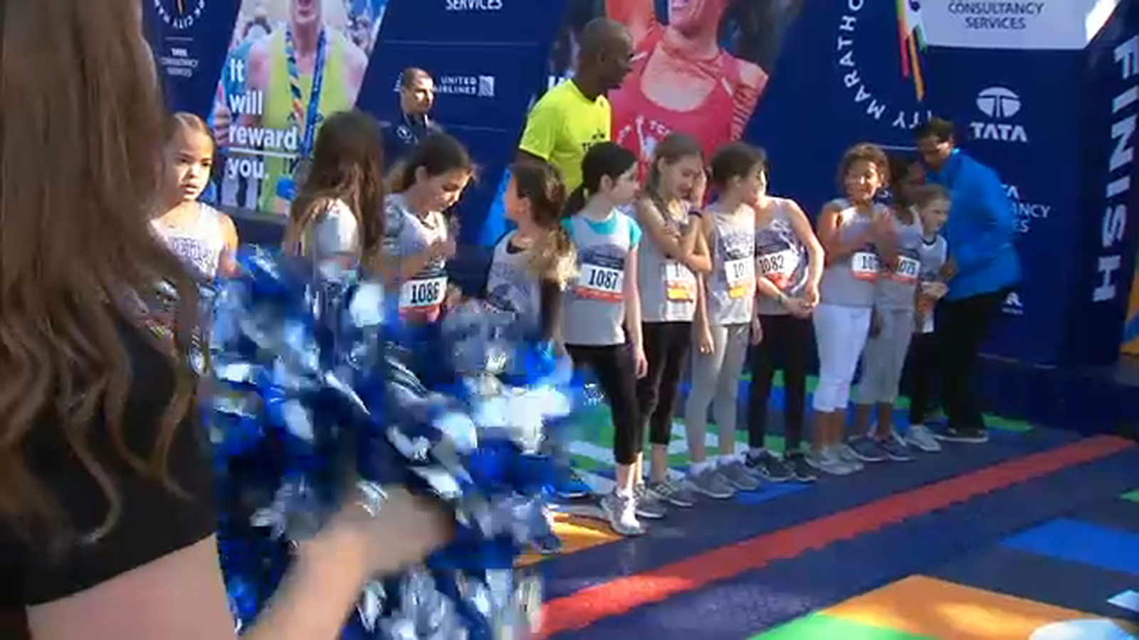 TCS Run with Champions: Kids run alongside the world's best ahead of ...