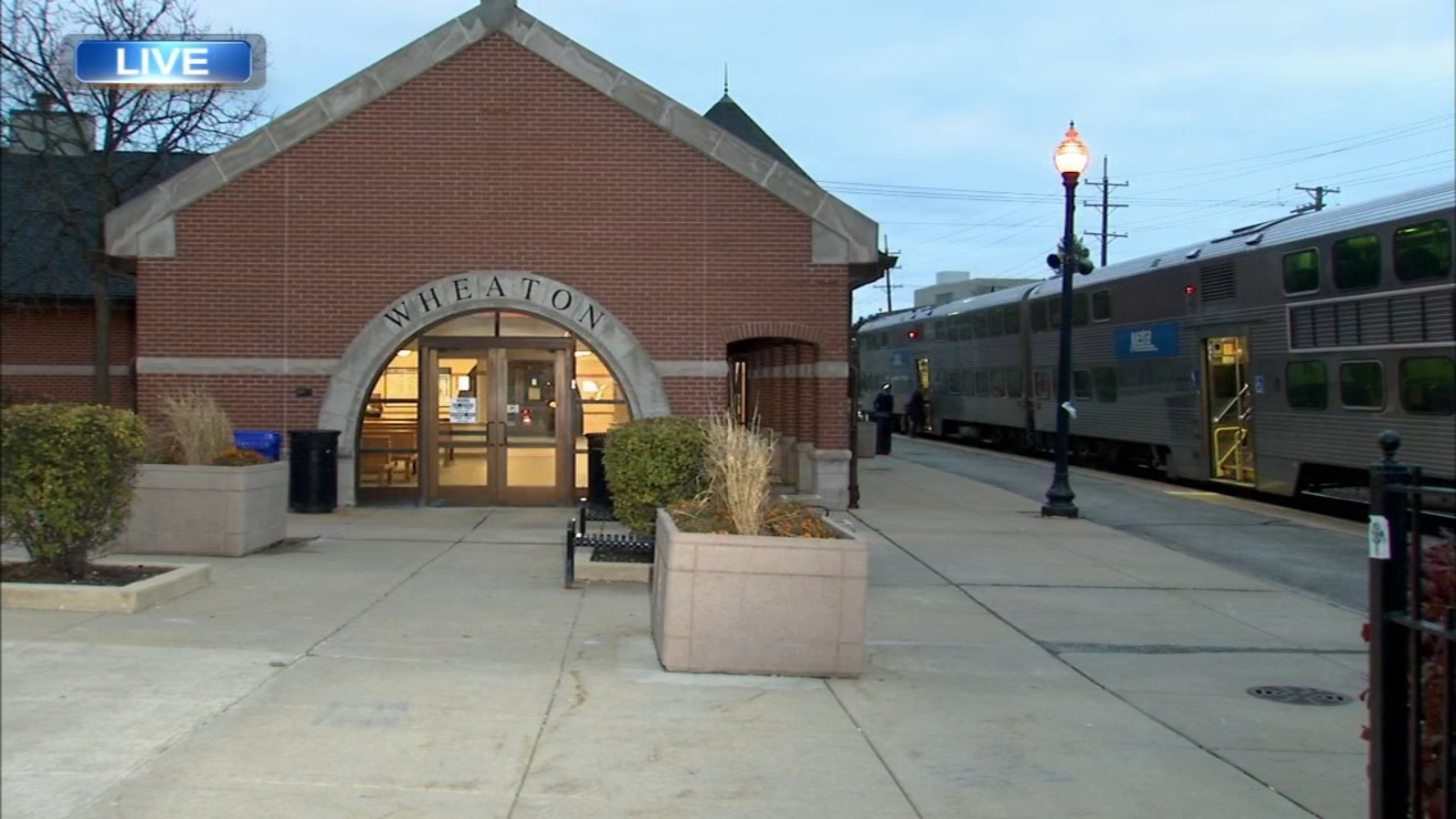 Wheaton Metra station fully reopens nearly 1 year after fire - ABC7 Chicago