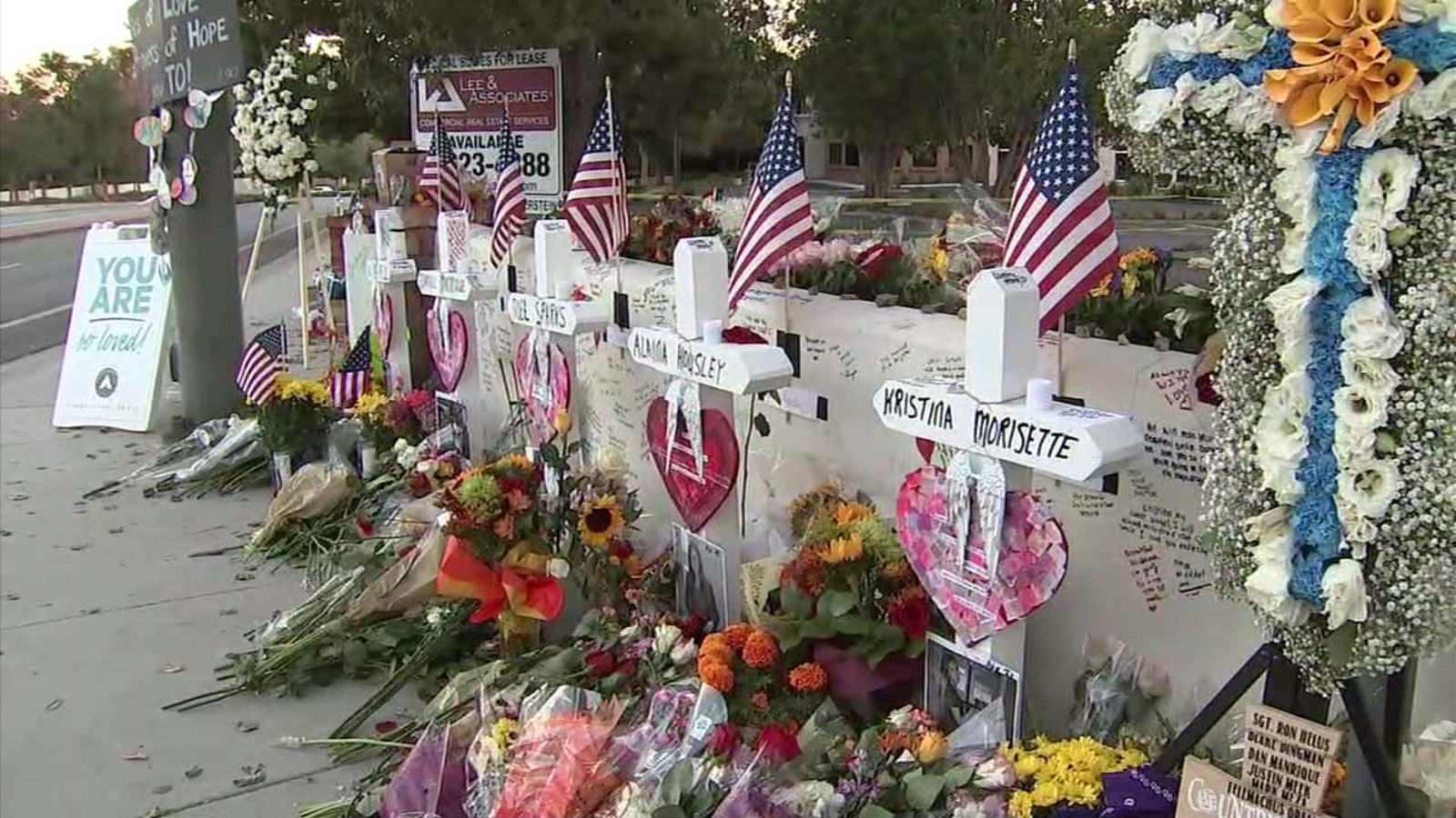 Borderline bar shooting: 12 crosses placed outside nightclub to honor ...