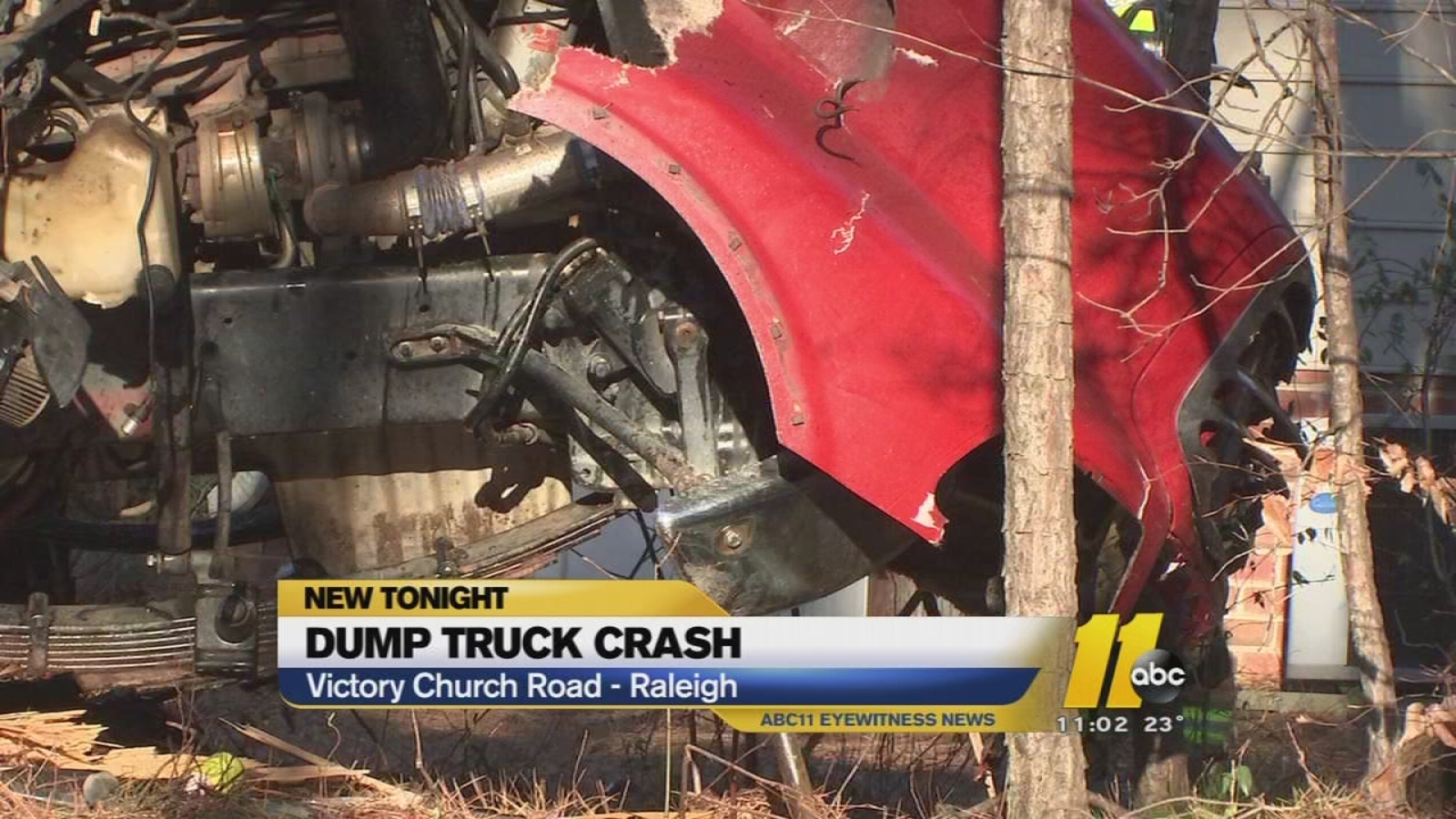 Dump Truck Driver In Critical Condition After Almost Crashing Into