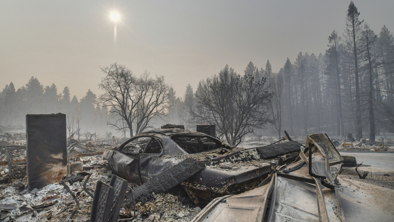 Paradise after "a tidal wave of fire" from Camp Fire - ABC7 San Francisco