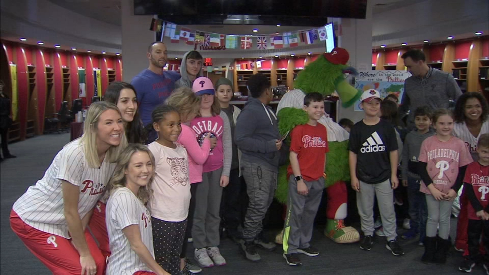 Special sleepover for kids inside the Phillies clubhouse - 6abc ...