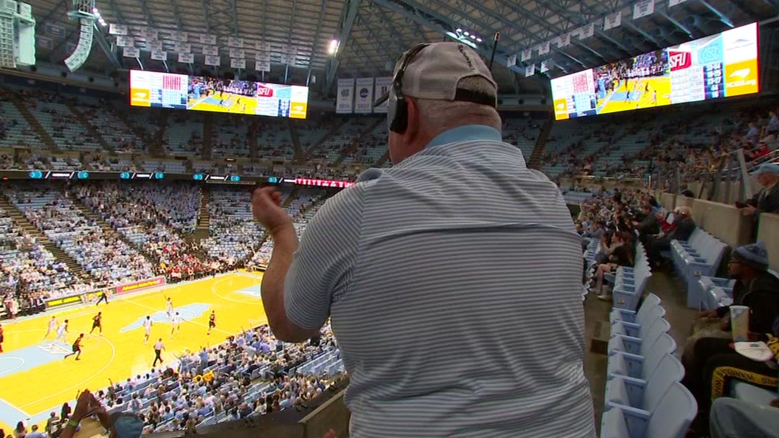 UNC super fan reaches unique milestone: 500 consecutive home games ...