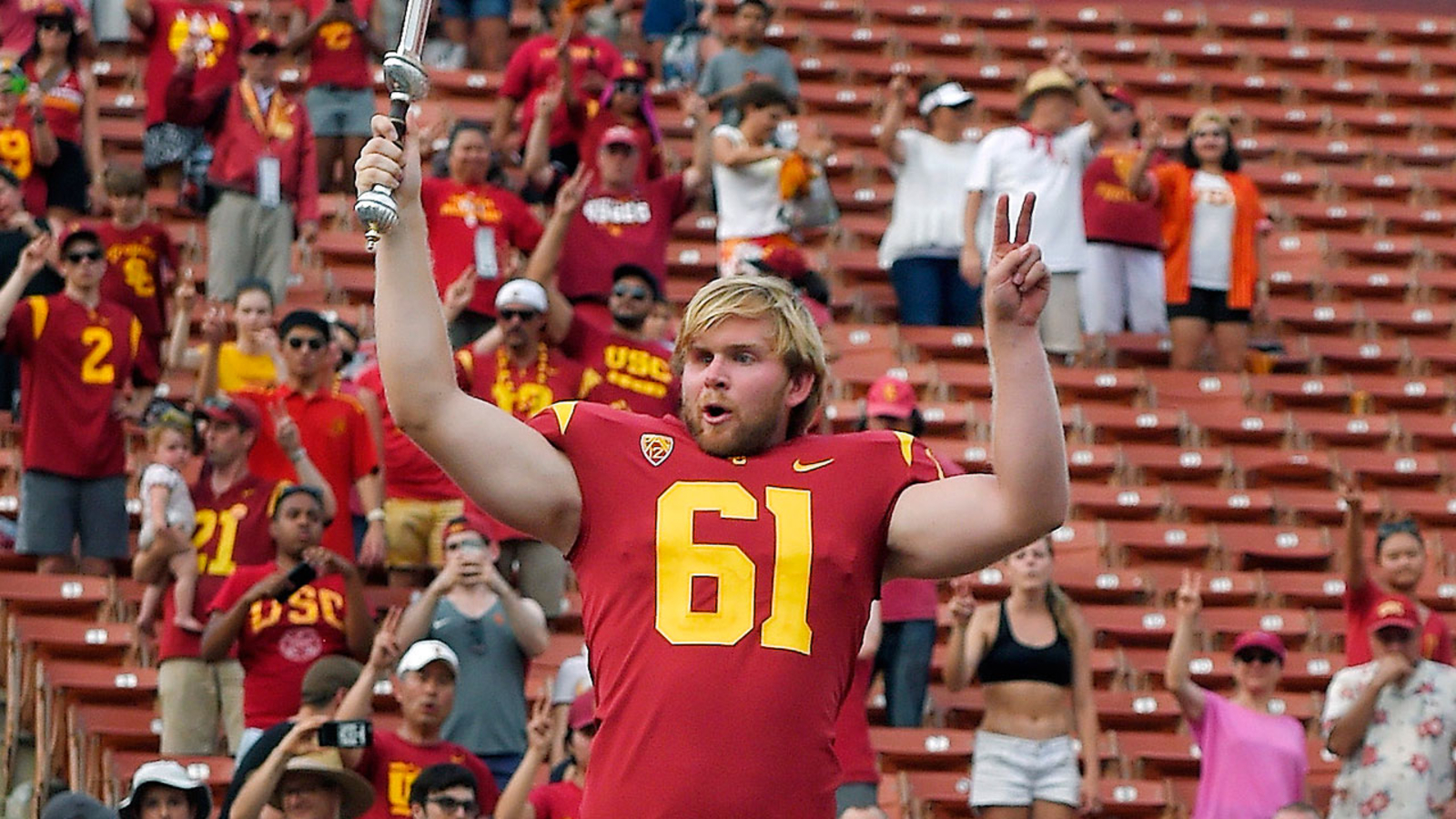 USC's blind long snapper Jake Olson named Walter Camp Award of ...