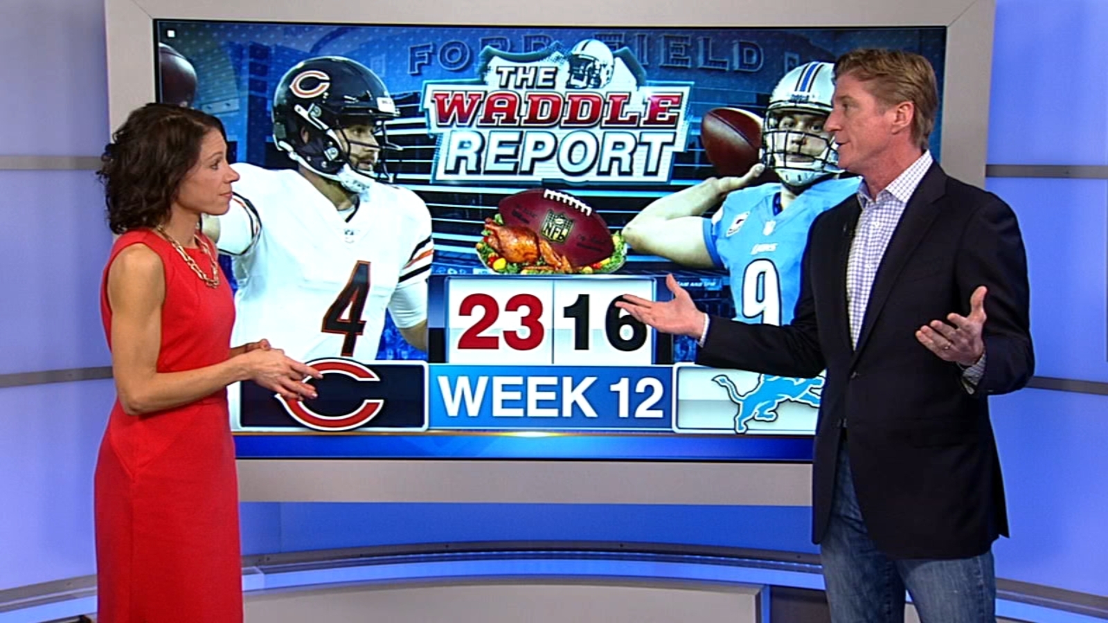 Waddle's World: Bears beat Lions, 23-16 - ABC7 Chicago