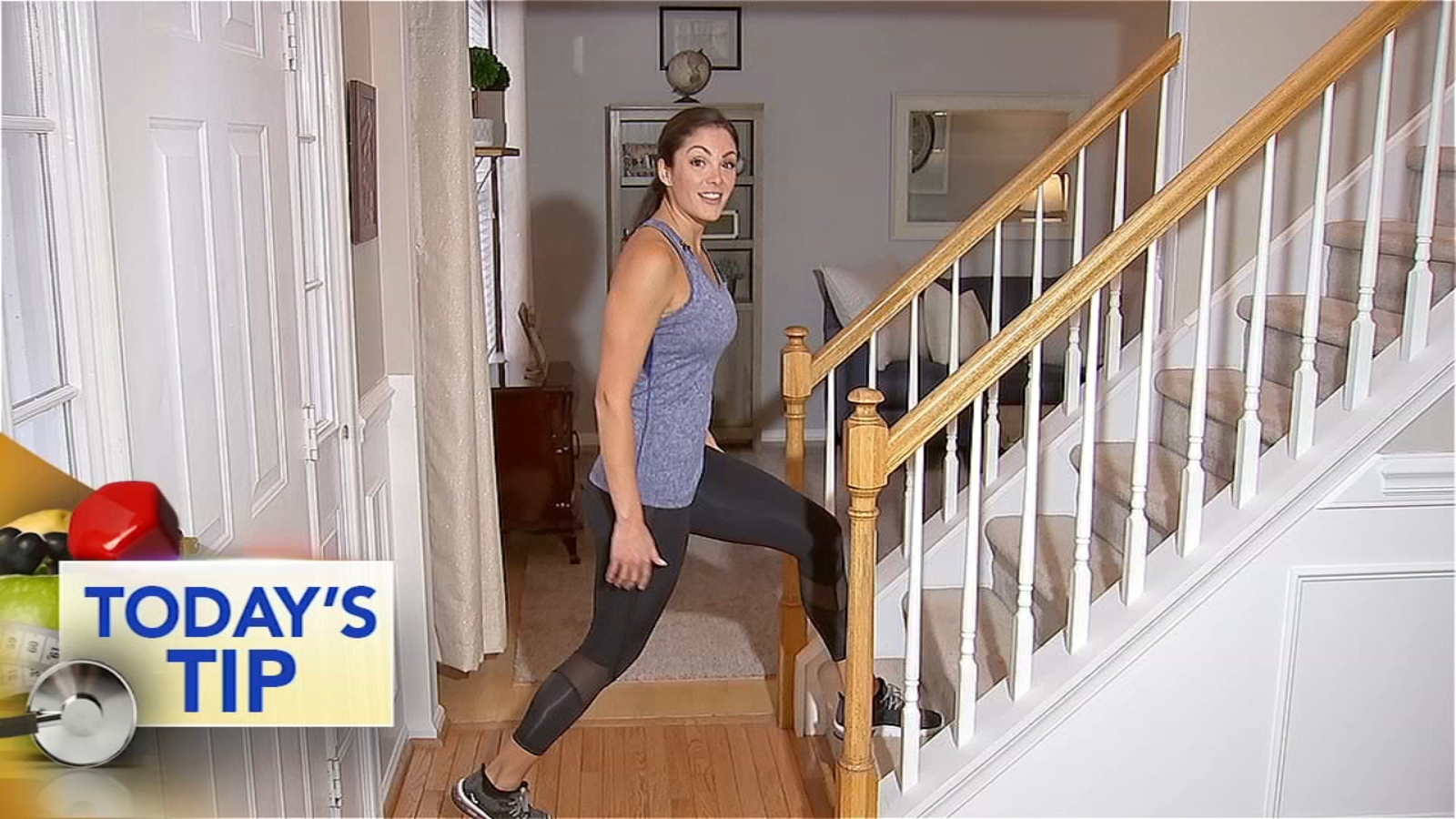 Lower body stairs workout - Today's Fitness Tip - 6abc Philadelphia
