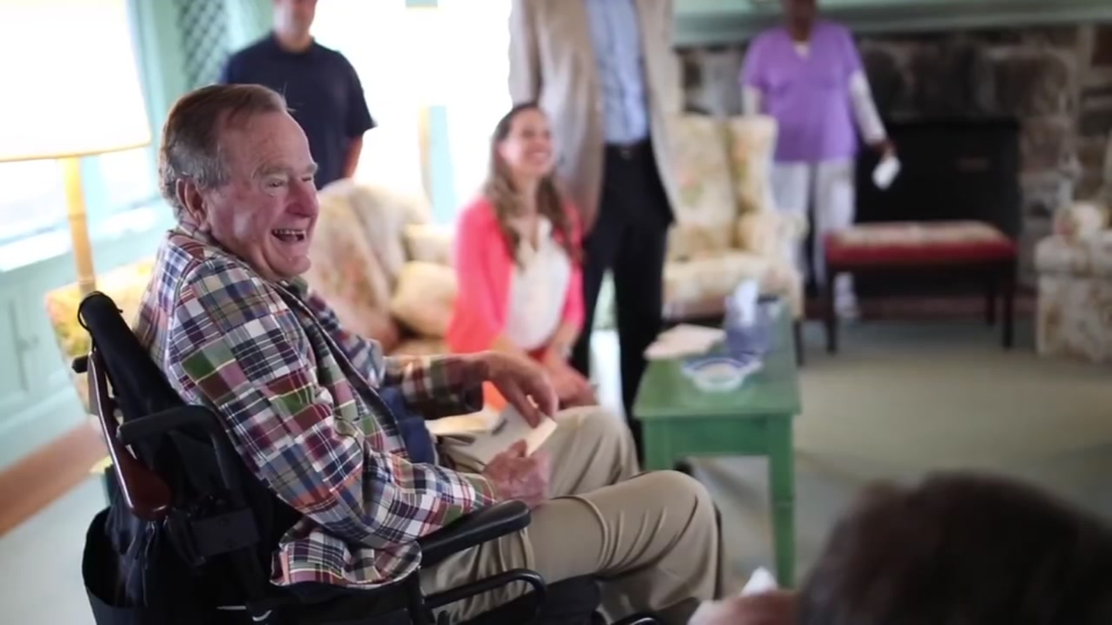 President George HW Bush reflects on aging in Bush Foundation series ...