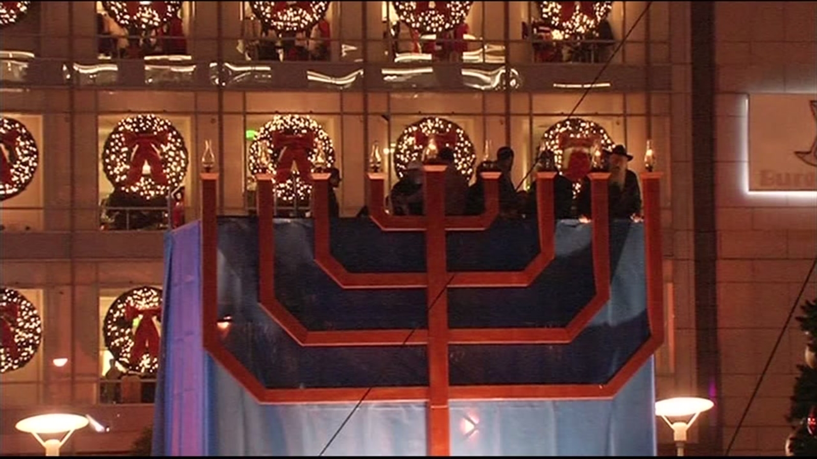 First candle on Bill Graham Menorah in San Francisco to be lit for ...