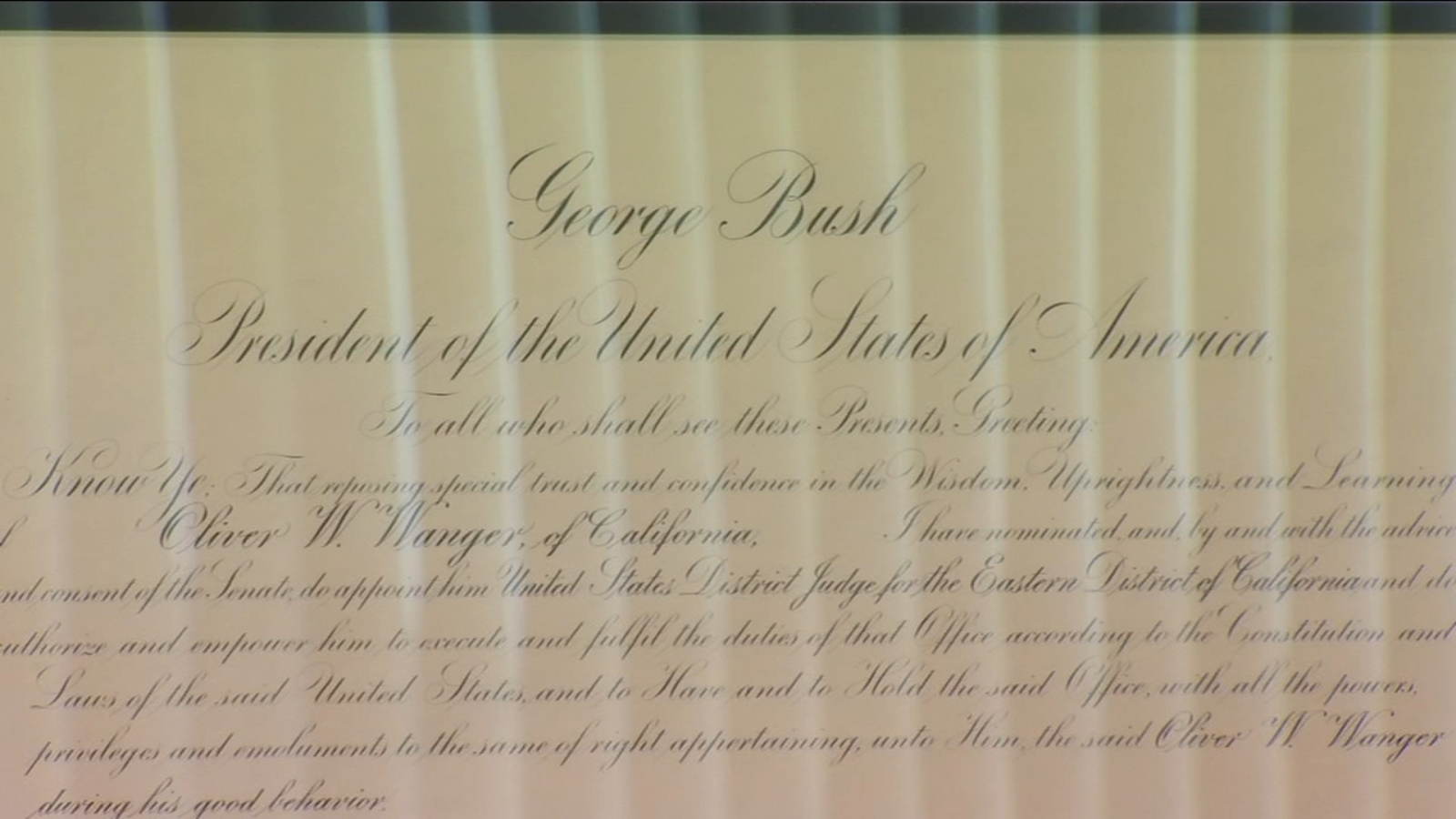 Former federal judge recalls being appointed to position by President ...