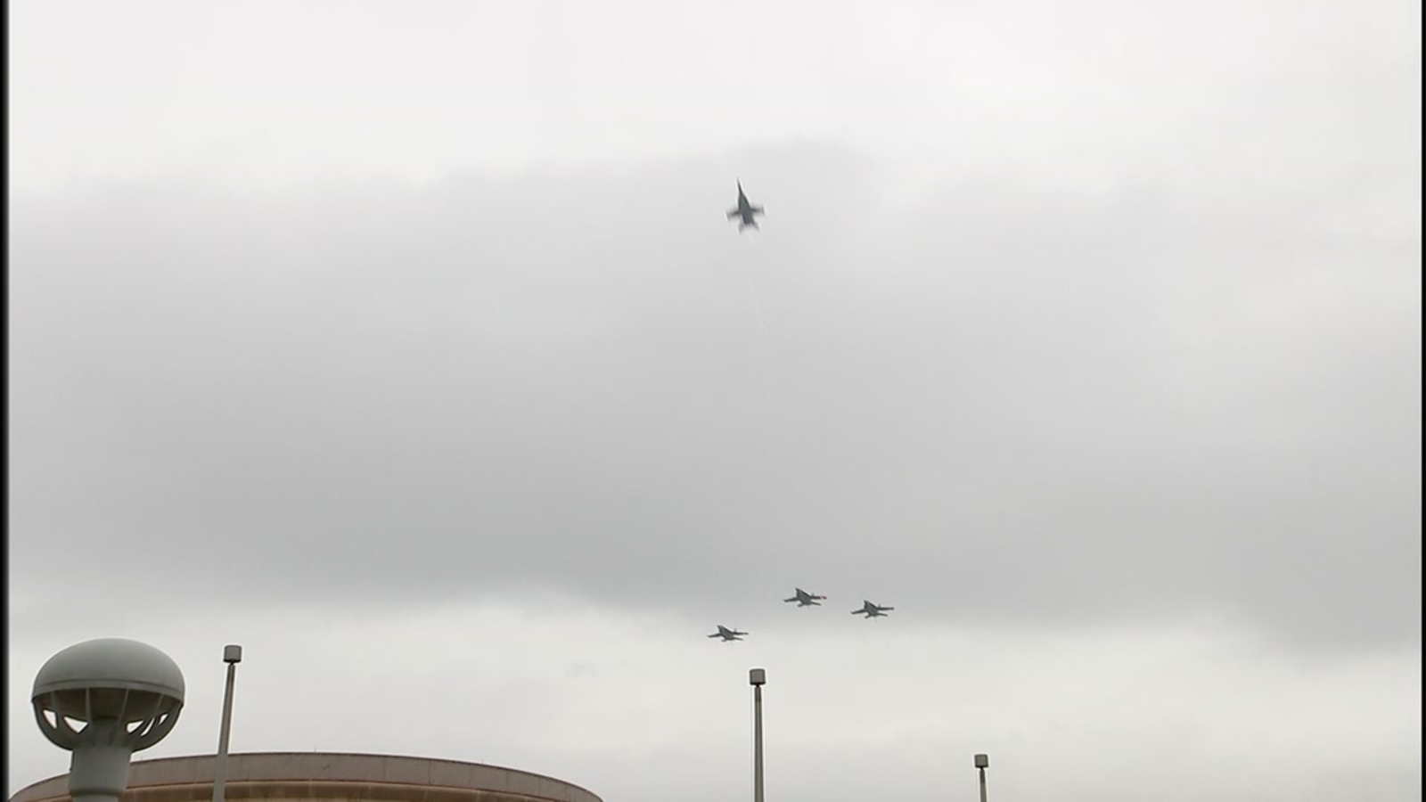 Navy 'missing man' flyover at George HW Bush's College Station funeral ...