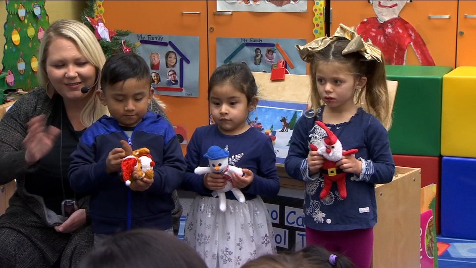 Classmates help two students learn to talk and listen after getting ...