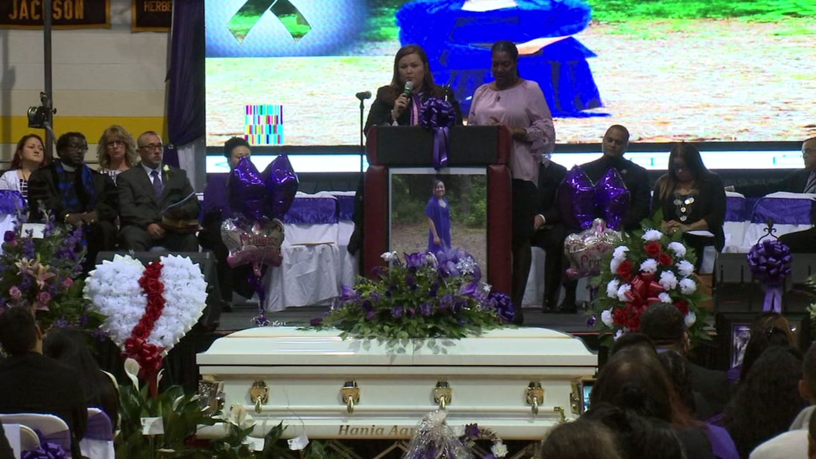Family, friends say goodbye to Hania Aguilar - ABC11 Raleigh-Durham