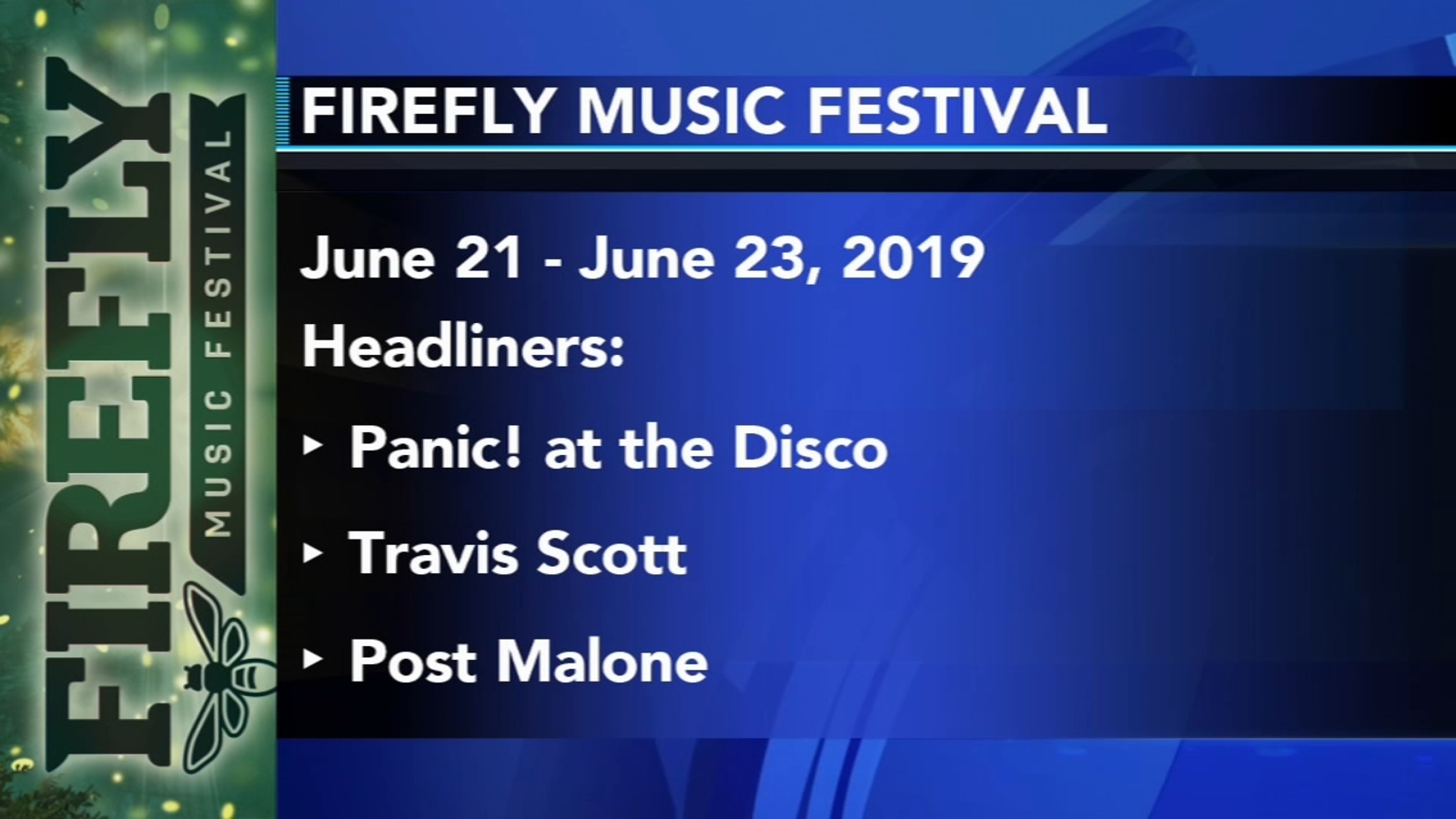 Delaware's Firefly Music Festival announces 2019 lineup, new programs ...
