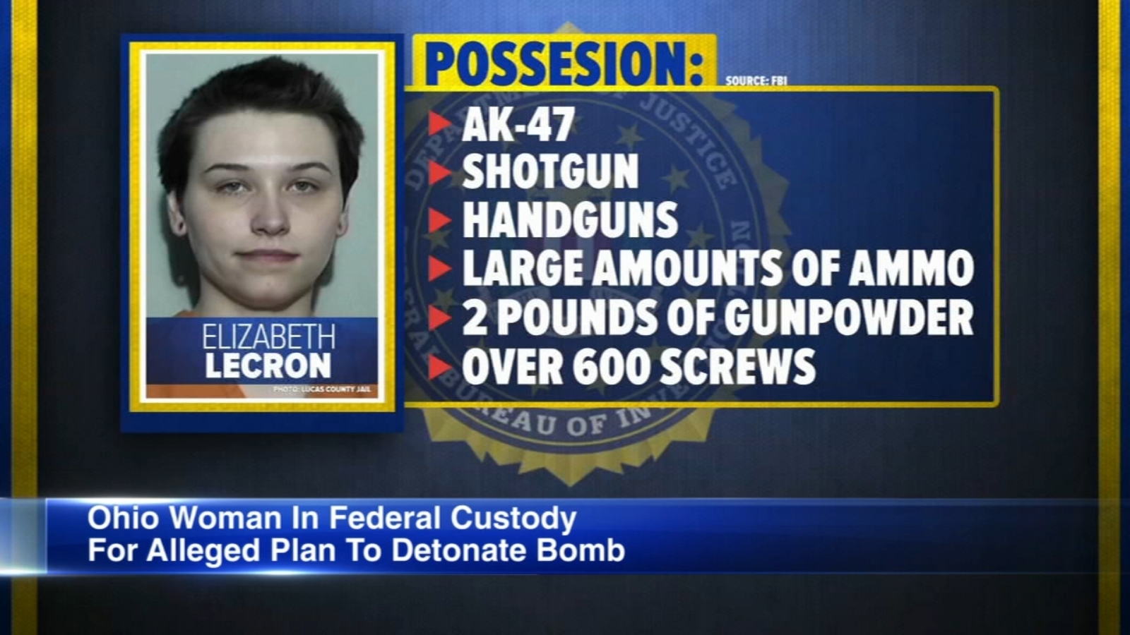 Elizabeth Lecron, Ohio woman accused of plotting terror attack ...