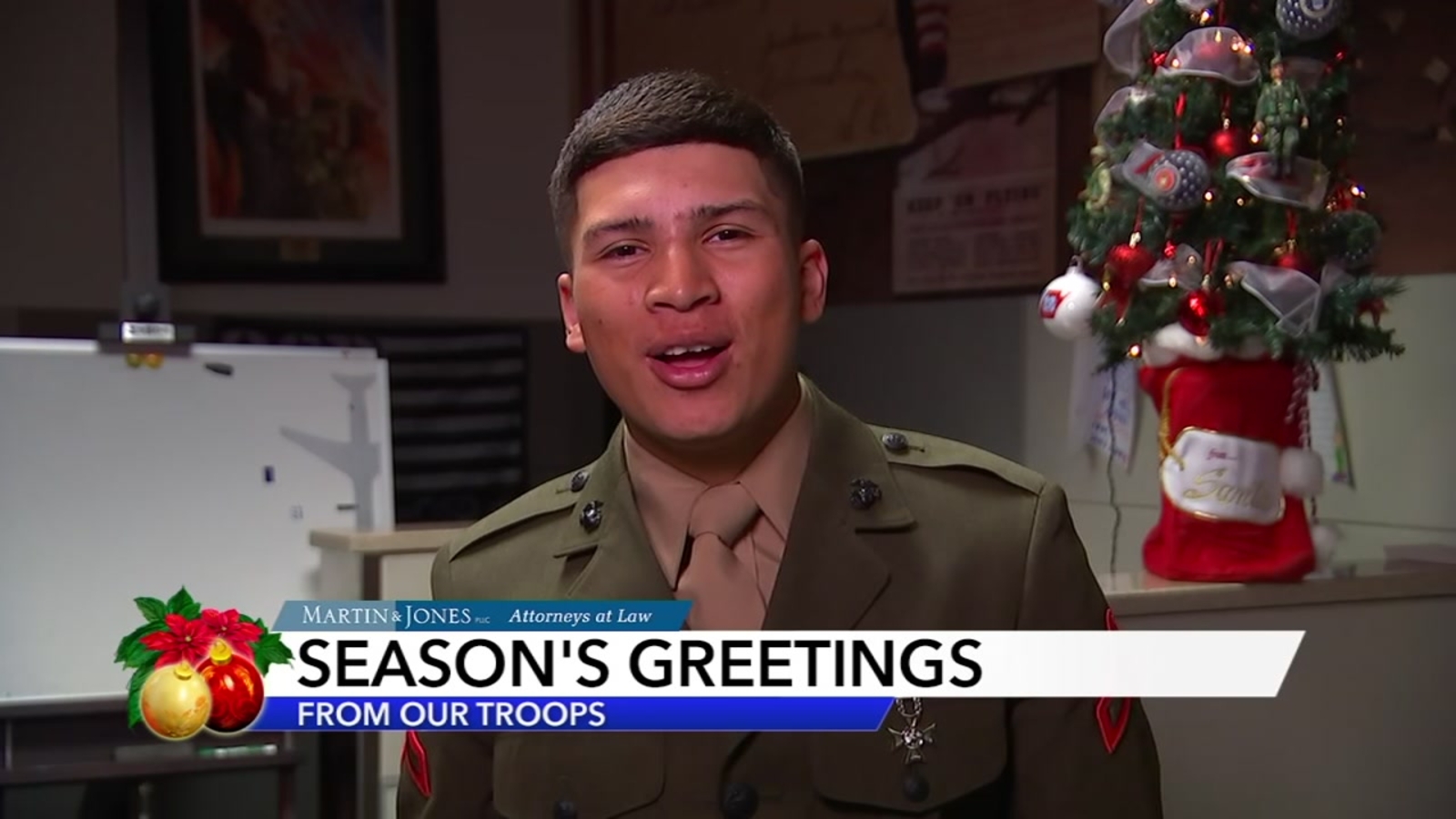 Season's Greetings from Private First Class Henry Sandoval - ABC11 ...