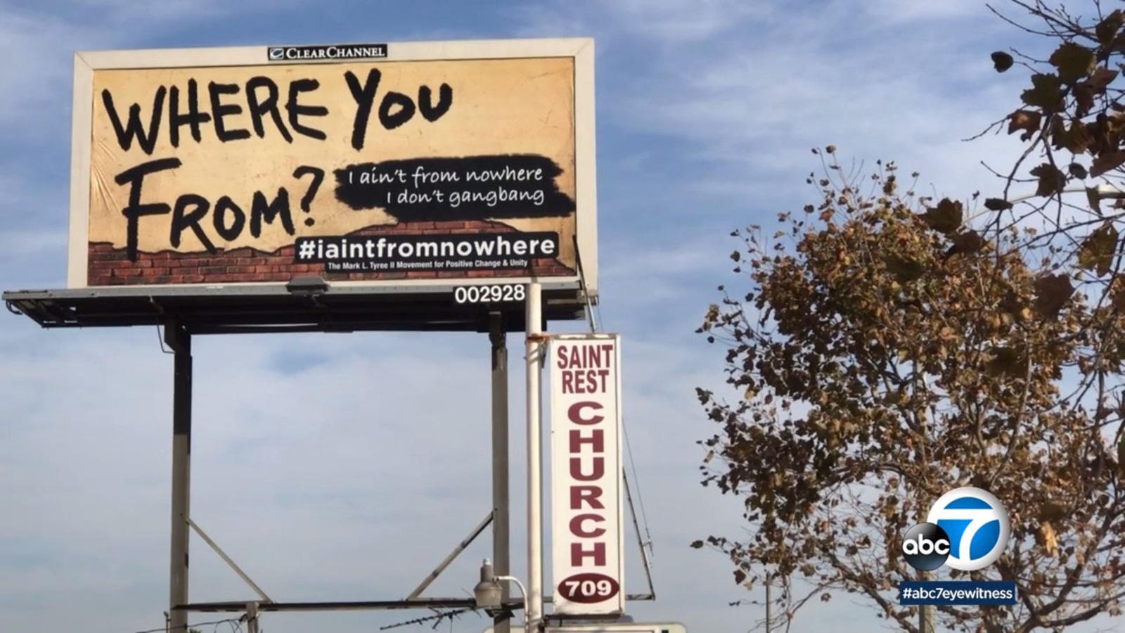 Anti-gang campaign going up on LA billboards - ABC7 Los Angeles