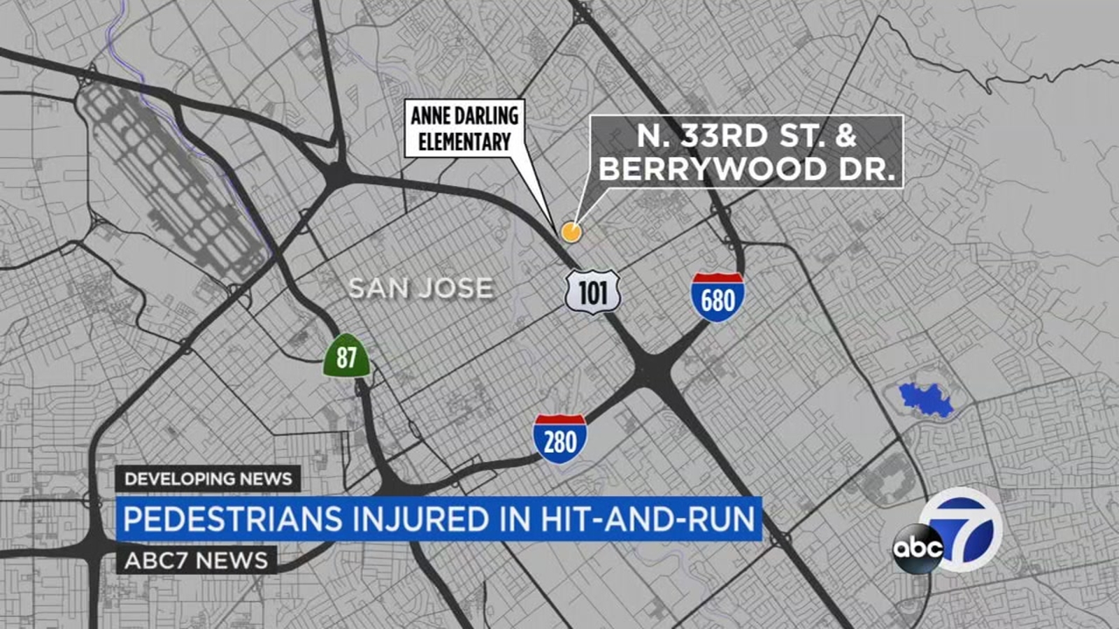 Driver wanted after striking pedestrians in San Jose hit-and-run - ABC7 ...
