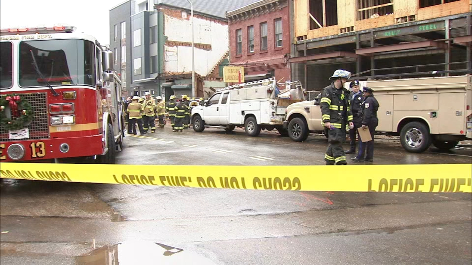 2 workers hurt in North Philadelphia building collapse - 6abc Philadelphia