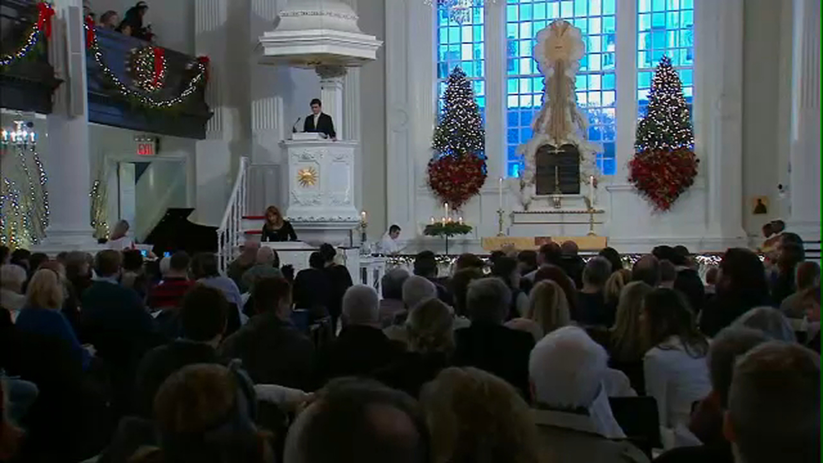 Christmas Eve children's service held at St. Paul's Chapel in Lower ...