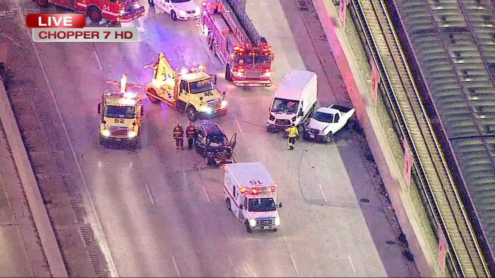 Dan Ryan Crash Briefly Closes Express Lanes Inbound Near 69th Street