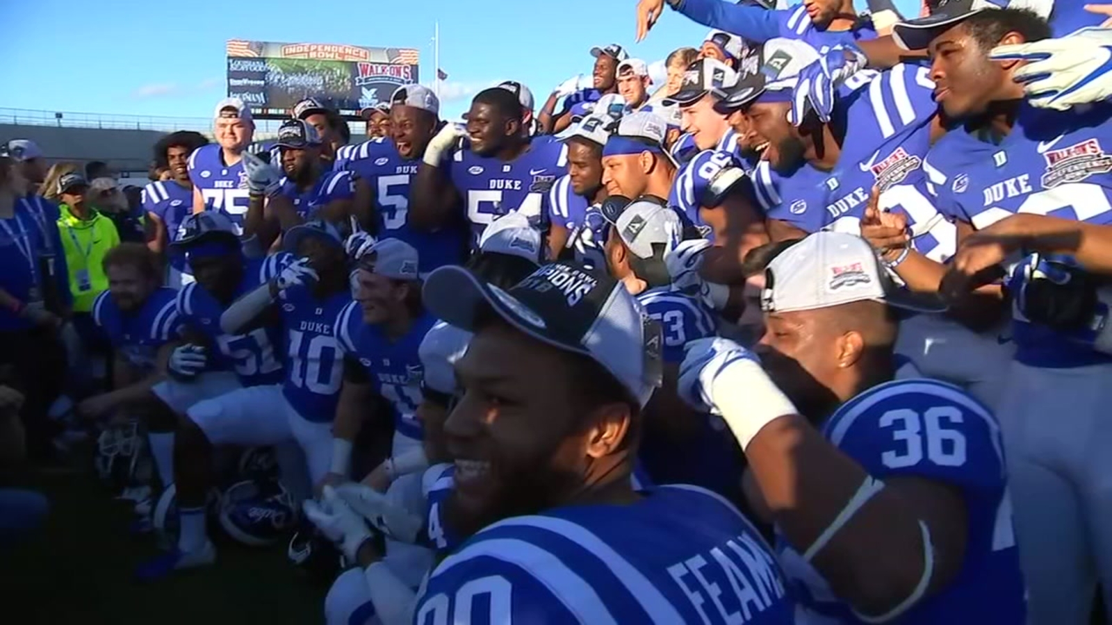 Duke surges past Temple for 56-27 win in Independence Bowl - ABC11 ...
