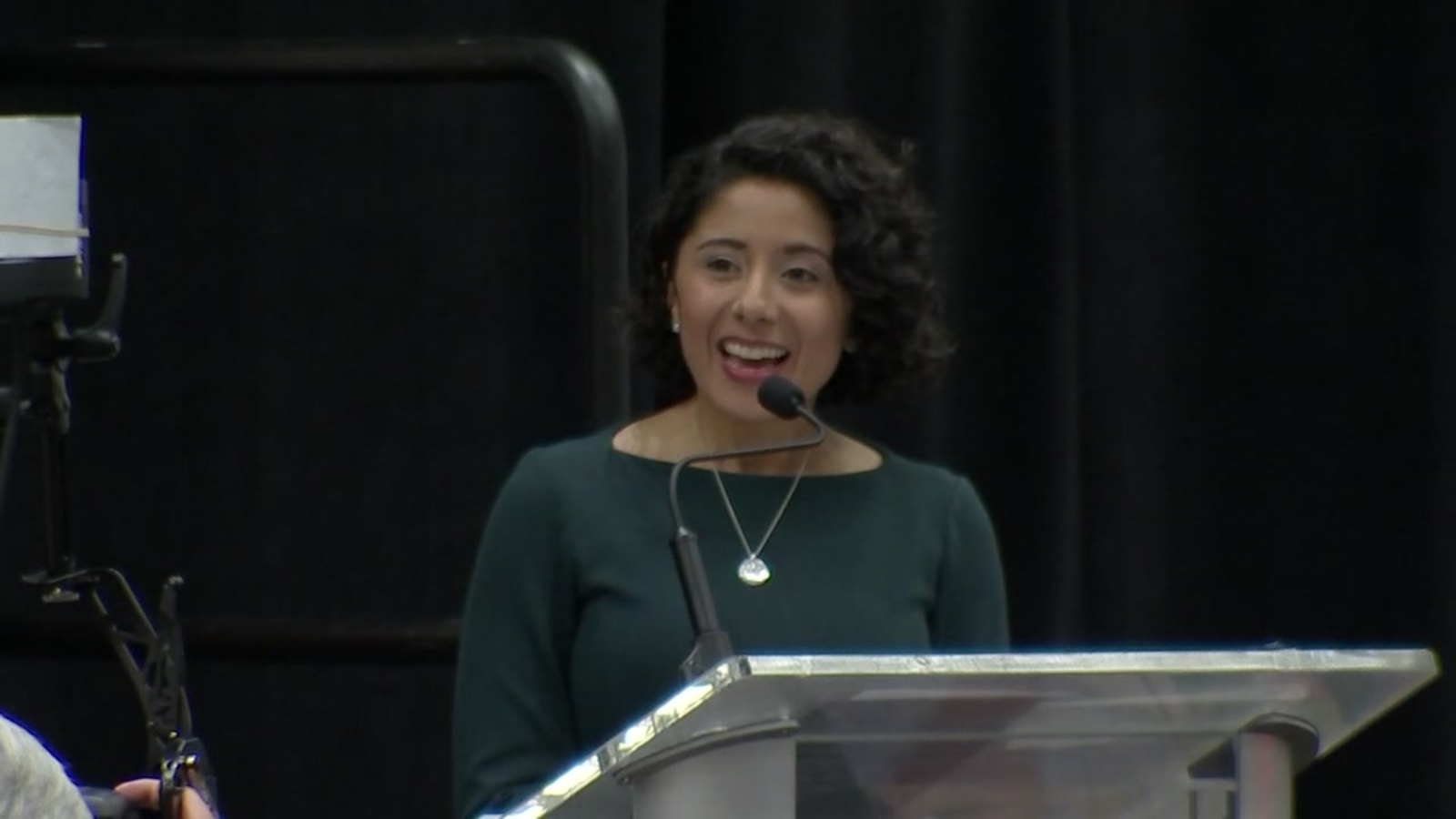 Harris County Judge Lina Hidalgo sworn in on New Year's Day - ABC13 Houston