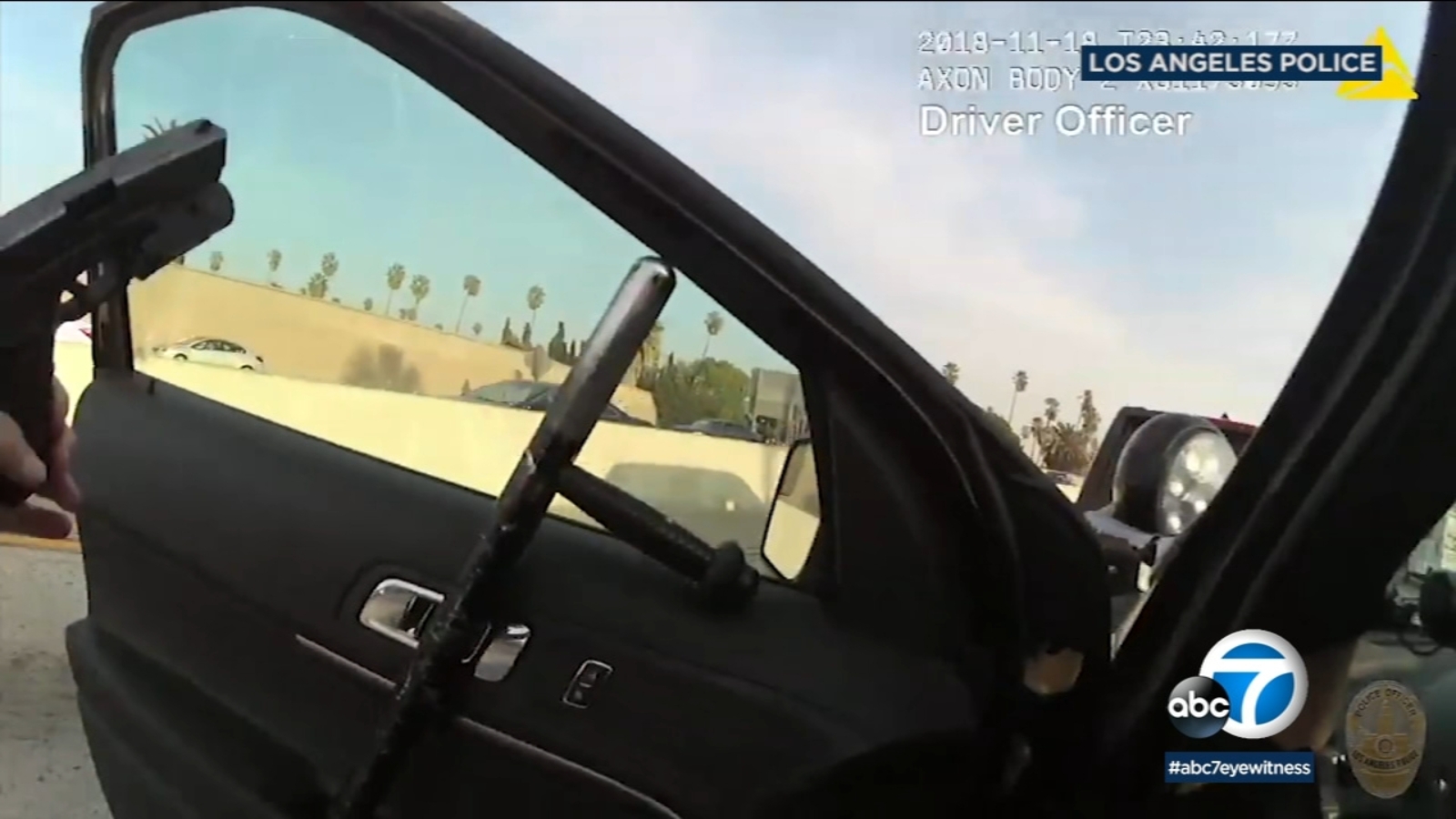 New LAPD bodycam video shows officer-involved shooting on the 101 ...