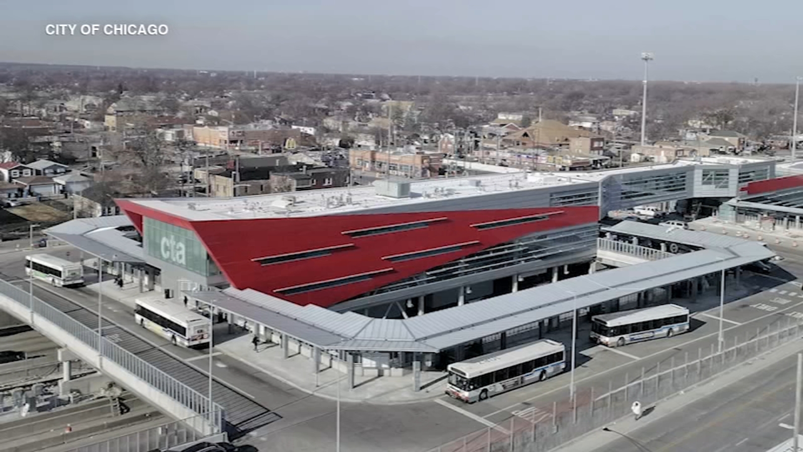 New north terminal at CTA's 95th Street Red Line station opens - ABC7 ...
