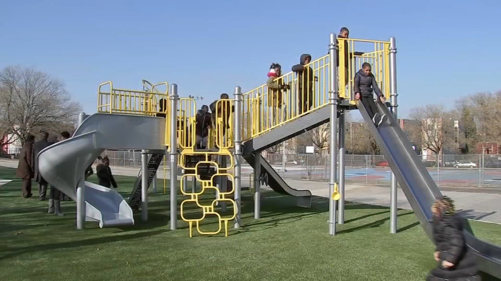Students receive new playground after making pitch to council - 6abc ...