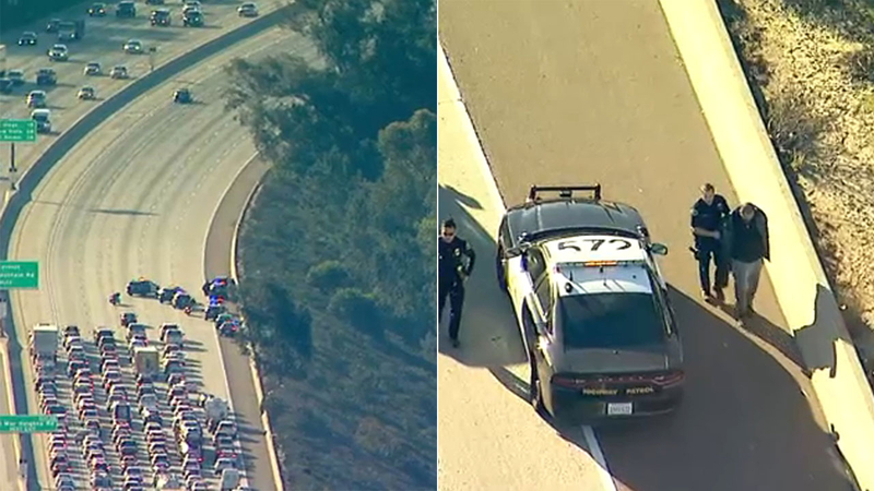 Orange County Chase Murder Suspect In Custody After Pursuit From Oc To